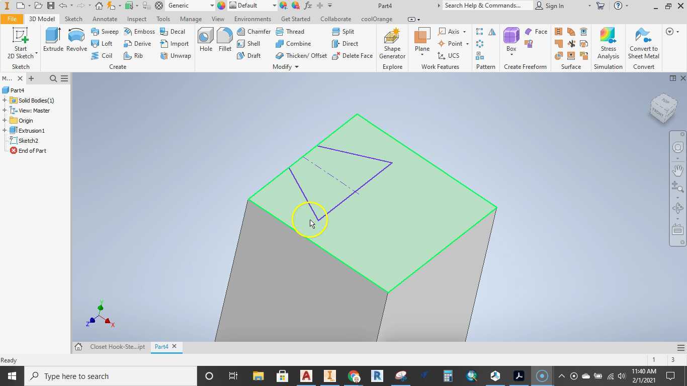 Inventor - Close Loop Tool