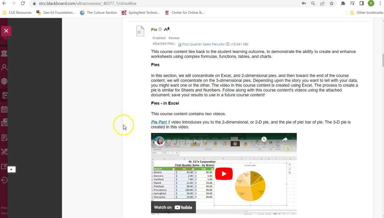 Creating Pie Charts Part 1