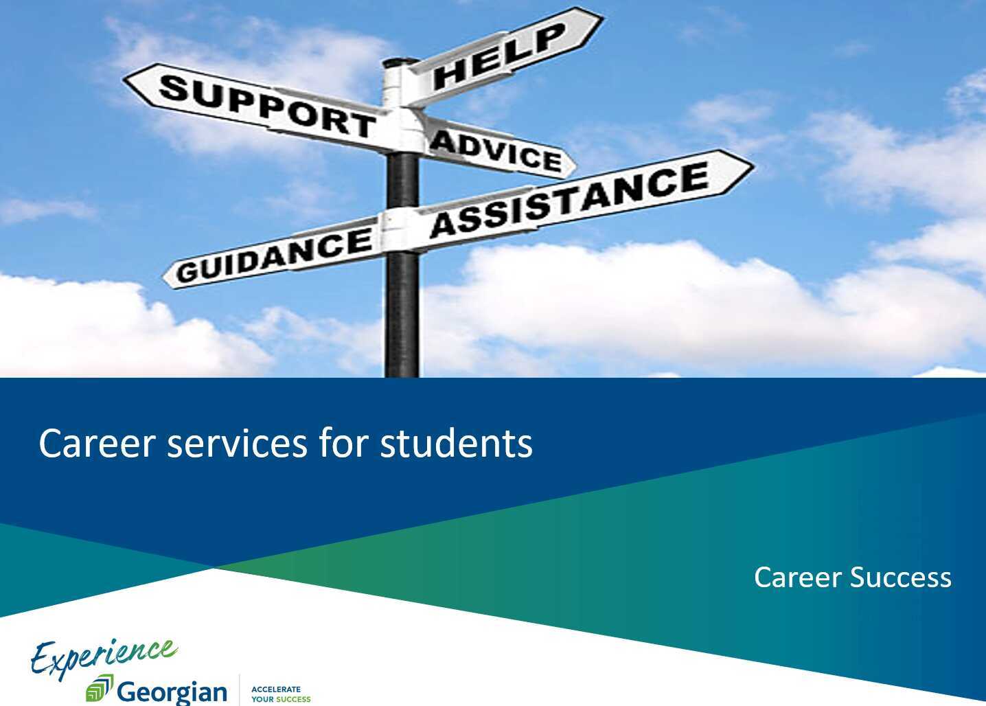 Career services for students