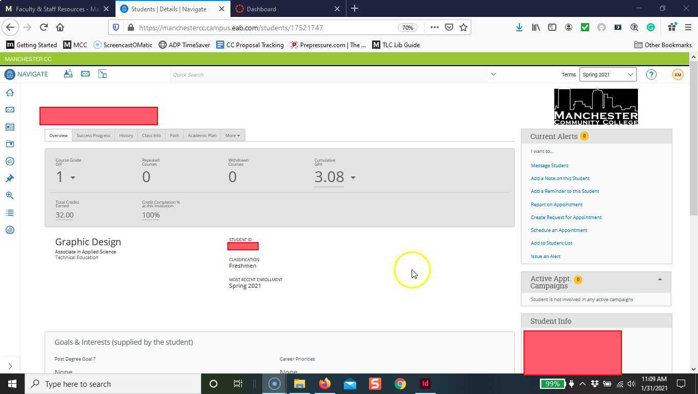 Text Student from Navigate