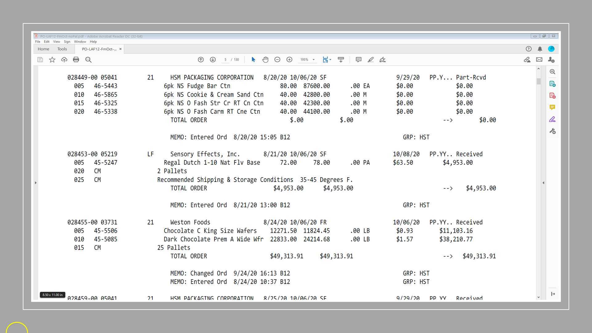 ICS PCS Data Reporting Examples for Discussion