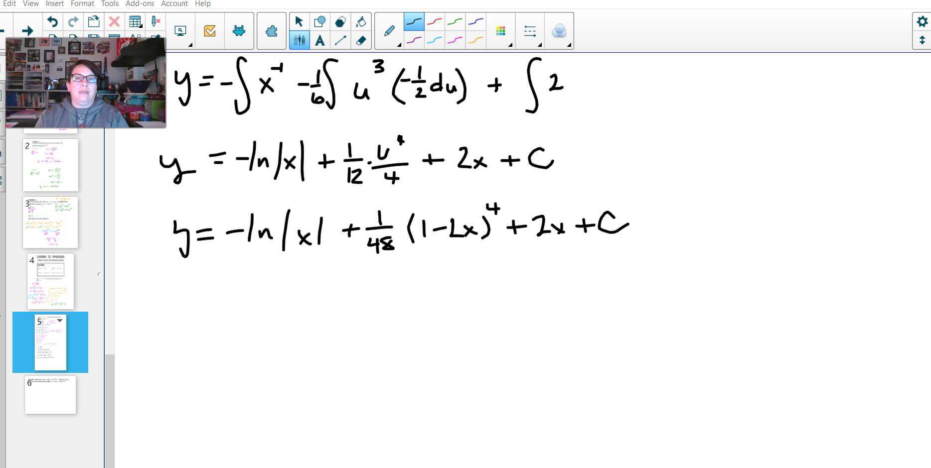 AP Calc Lesson 7.2 practiceB