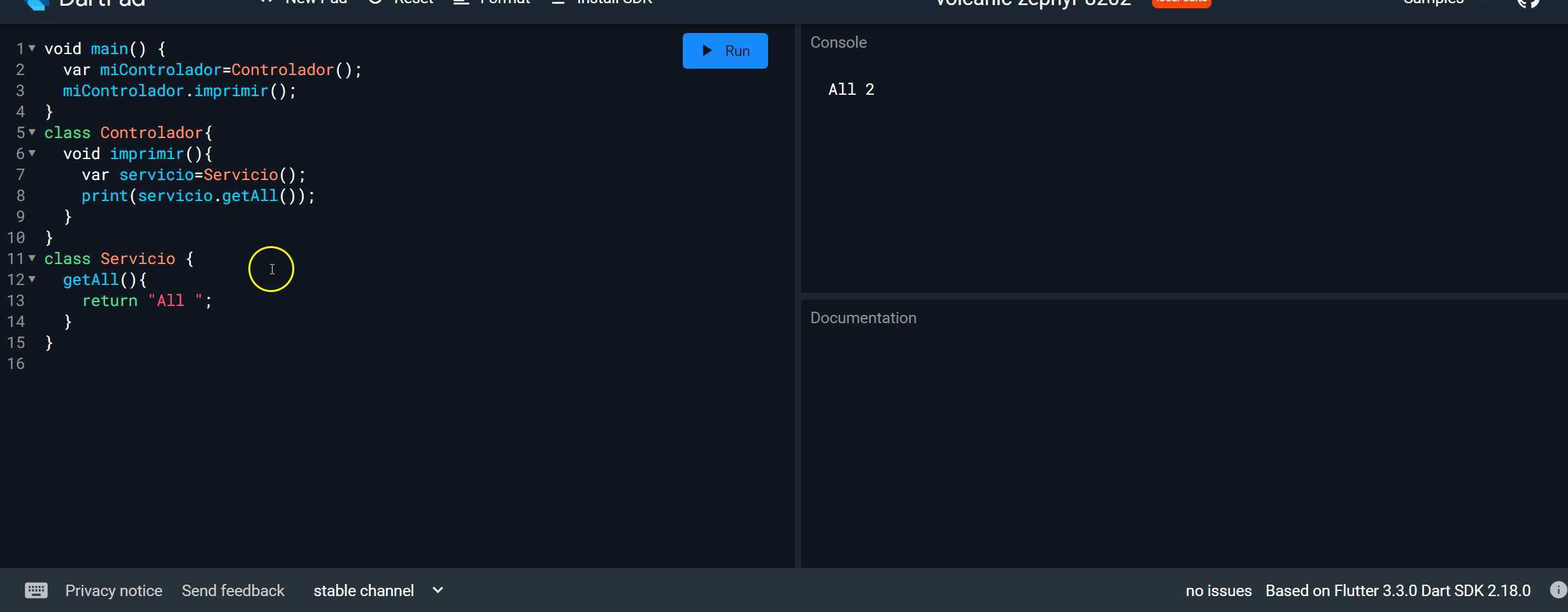 CODIGO DESACOPLADO DART