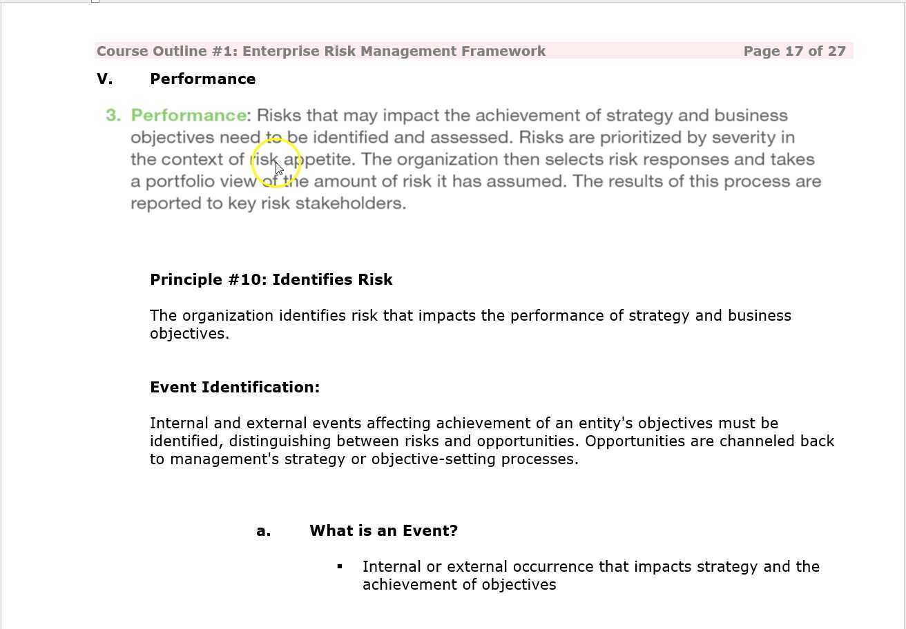 Event Identification