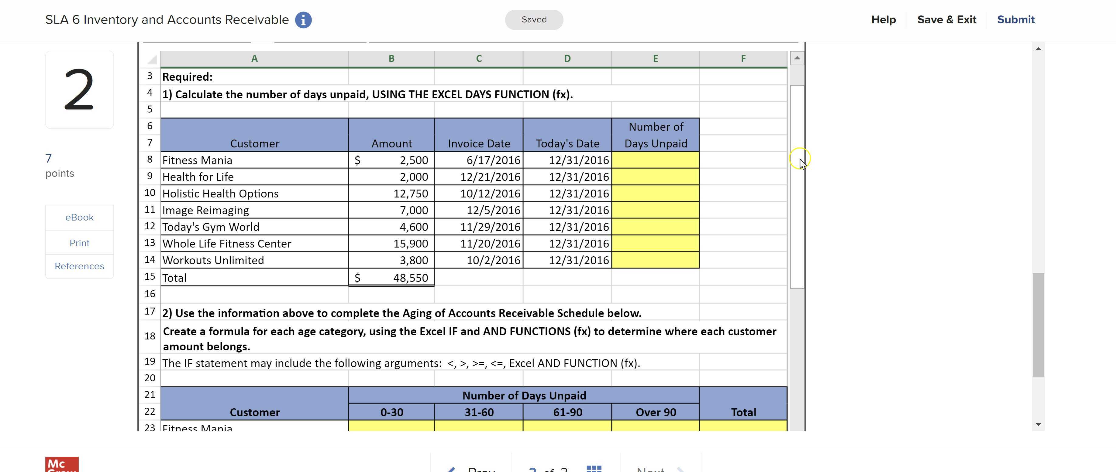 SLA 6 on Connect Overview - Aging, IF, AND and DAYS Functions
