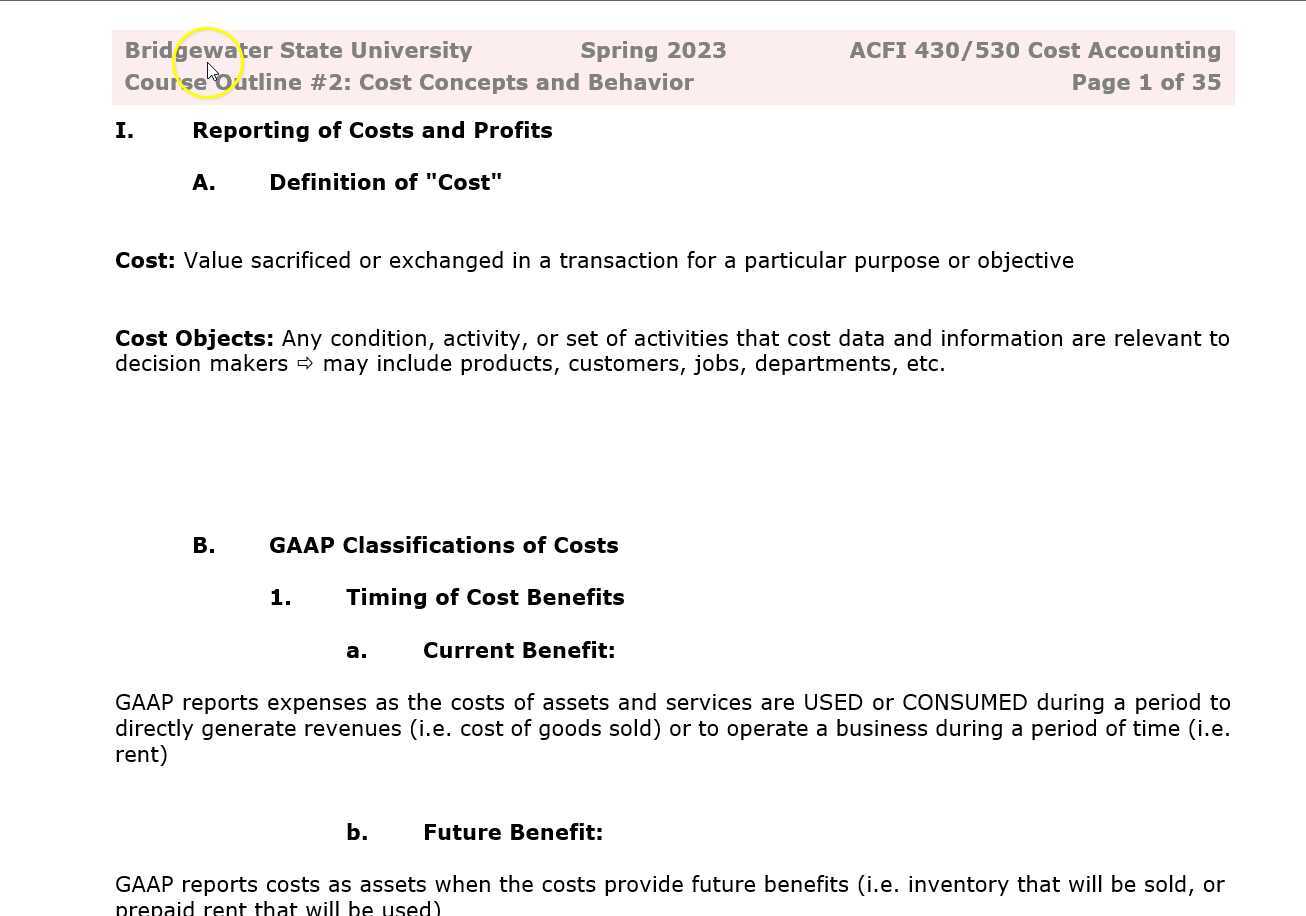 Product Costs vs. Period Costs