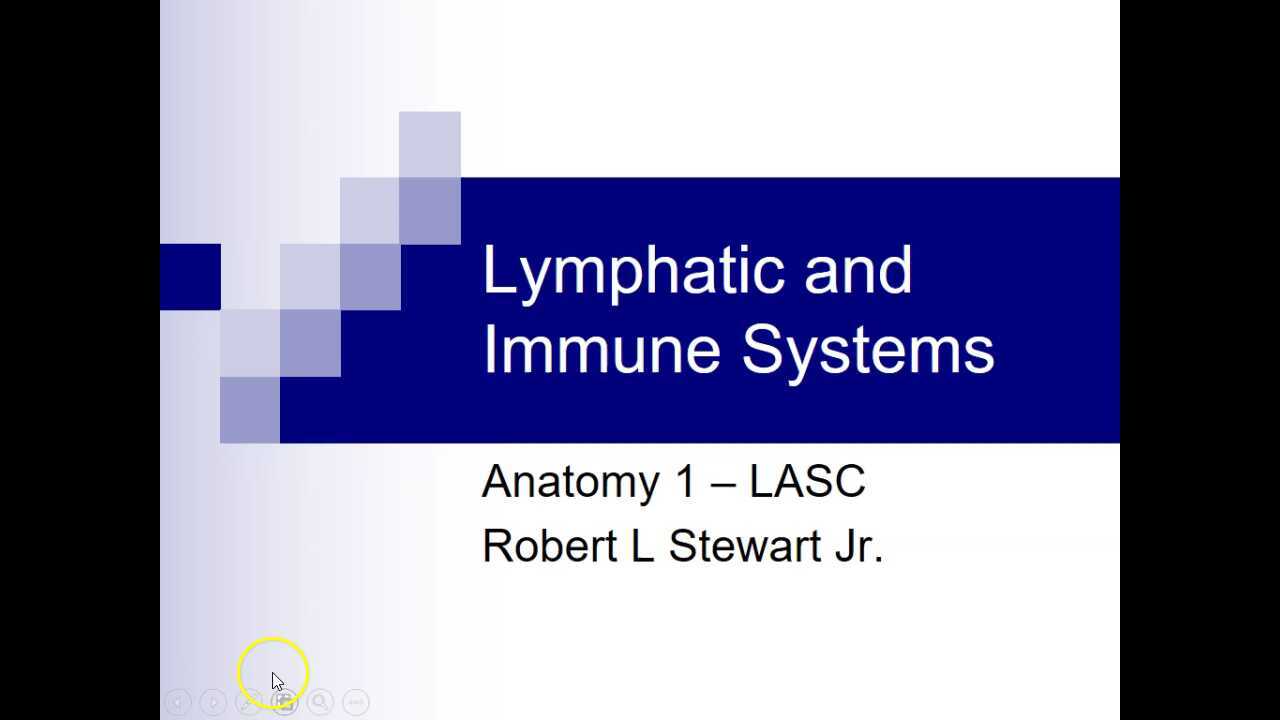 Lymphatic and Immune System Video Lecture