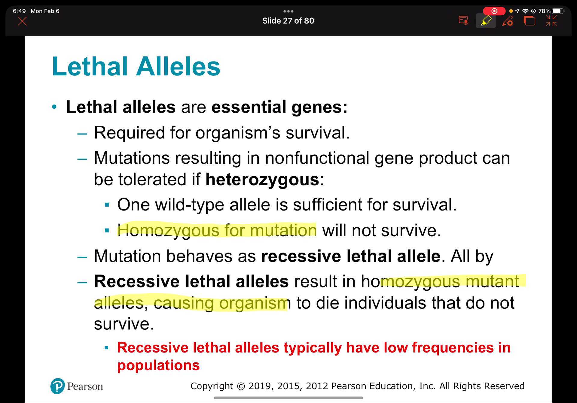 Lethal Alleles