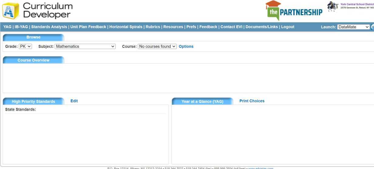 Curriculum Developer Preview