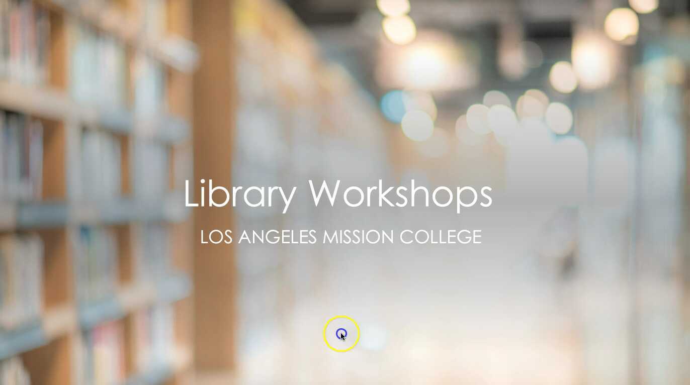 LAMC Library Workshops