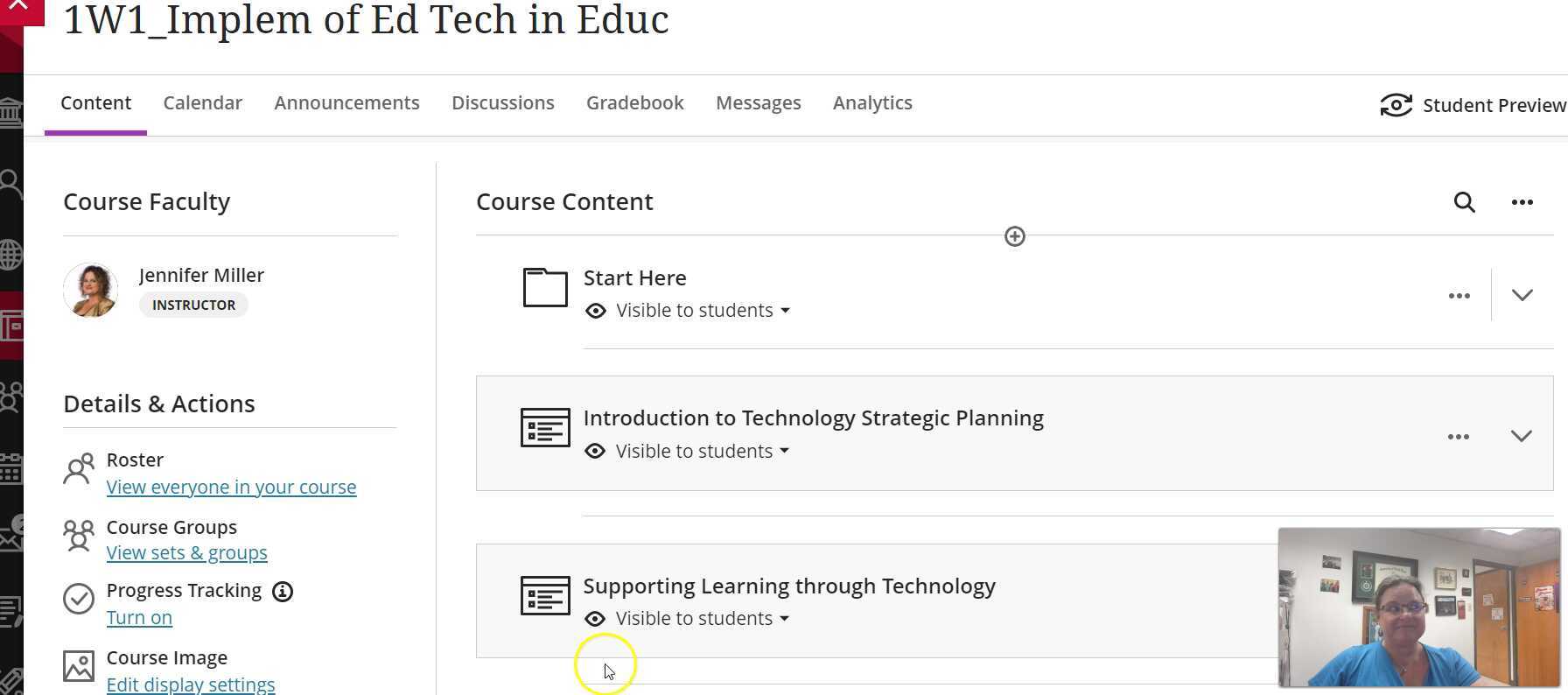 EDUA 6379 Welcome and Module 1 Overview