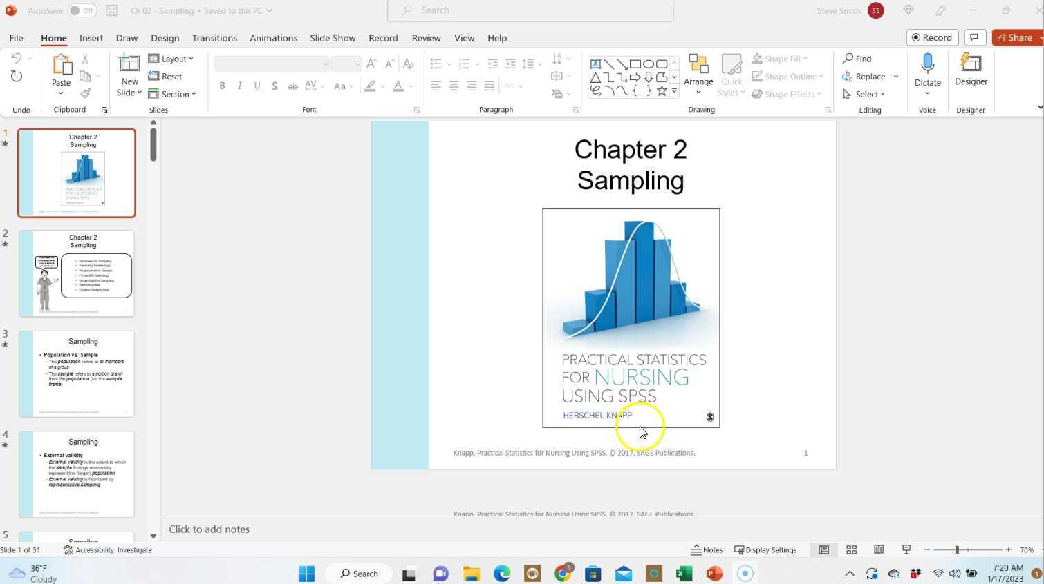 Chapter 2 - Sampling - Part 1
