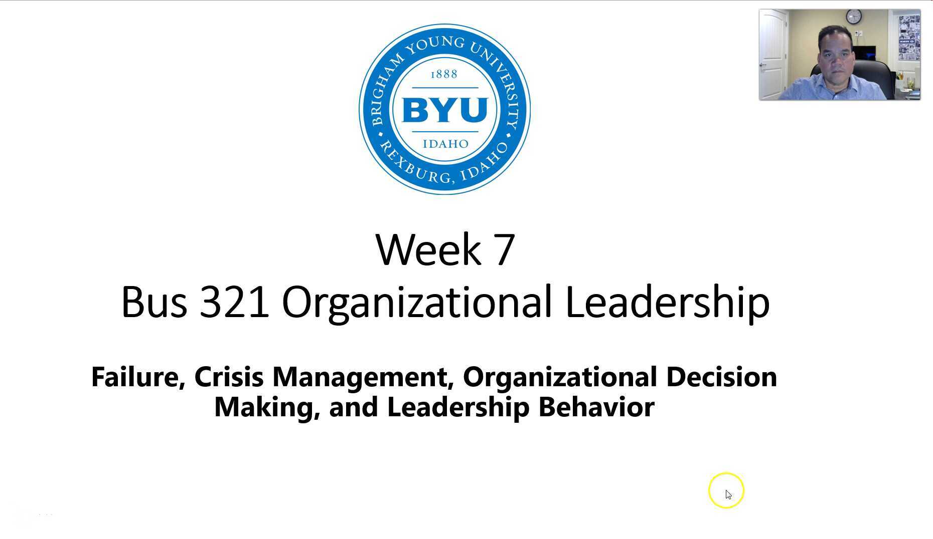 Week 07 Announcements