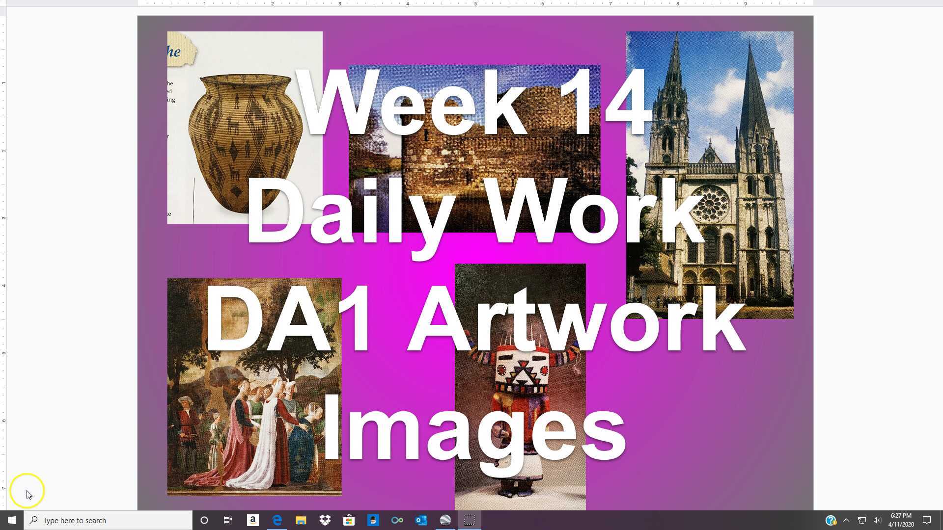 Week 14 Daily Work DA1