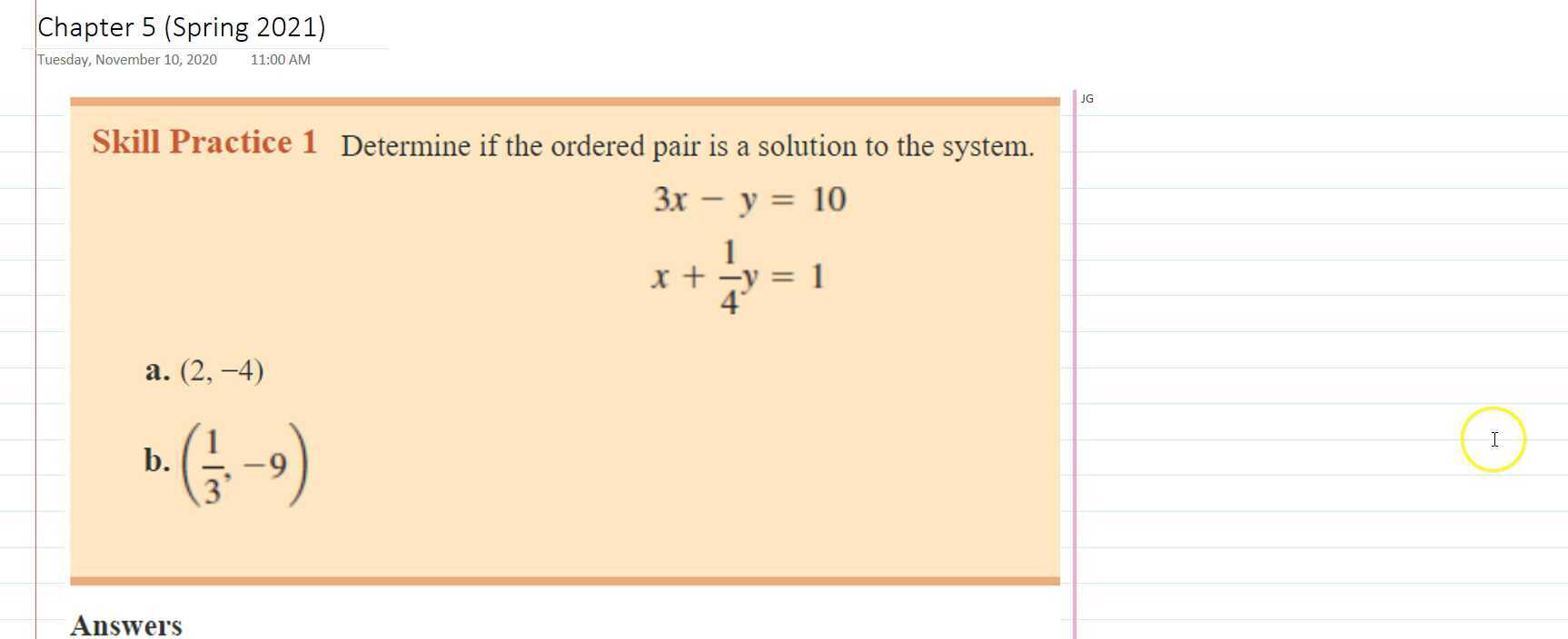 Chapter 5 Math 1314 (Spring 2021)