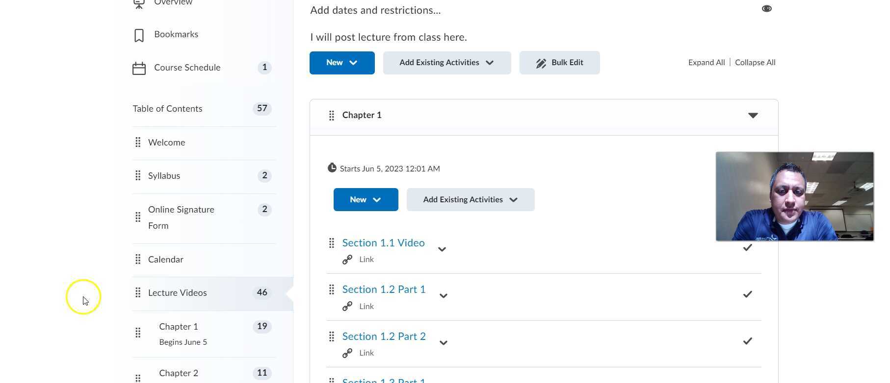 Lecture Video Notes Video Explanation