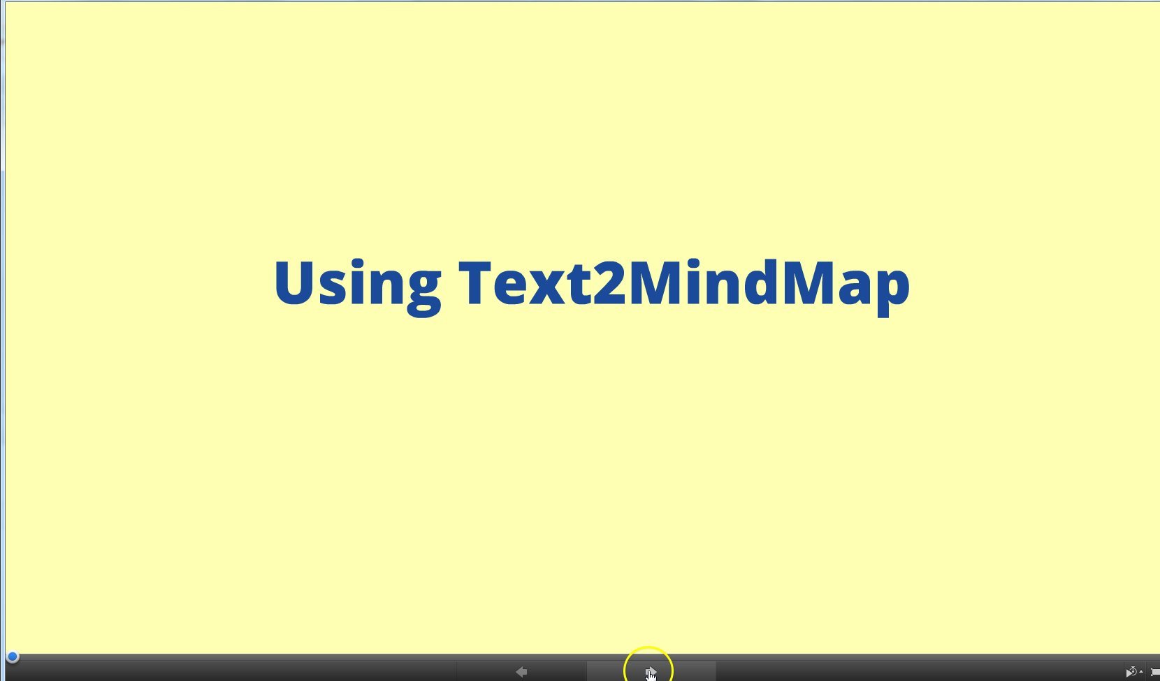 Use Text2MindMap