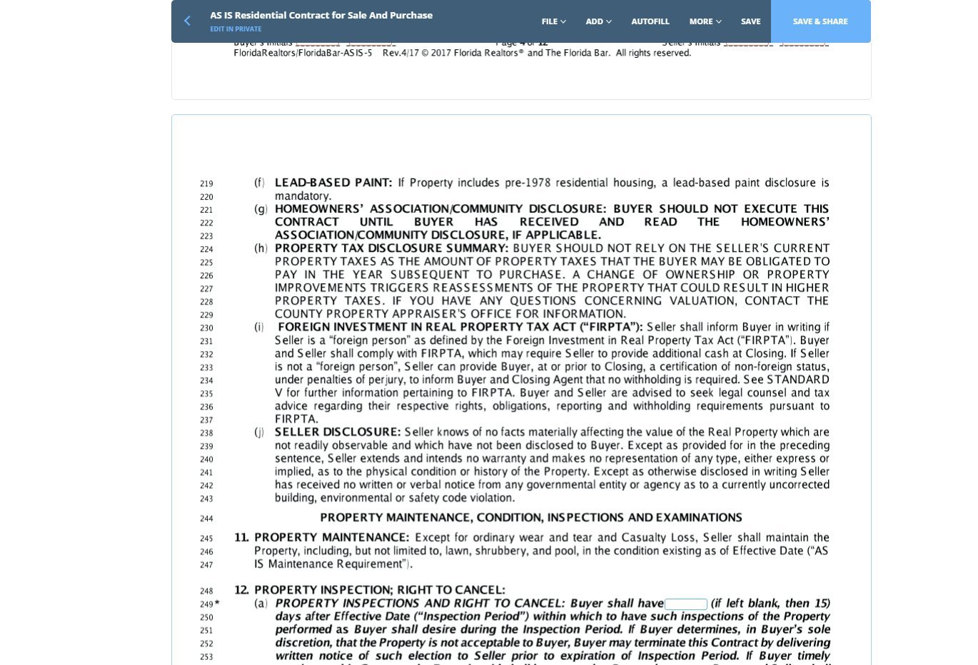 AS IS Contract Part 3