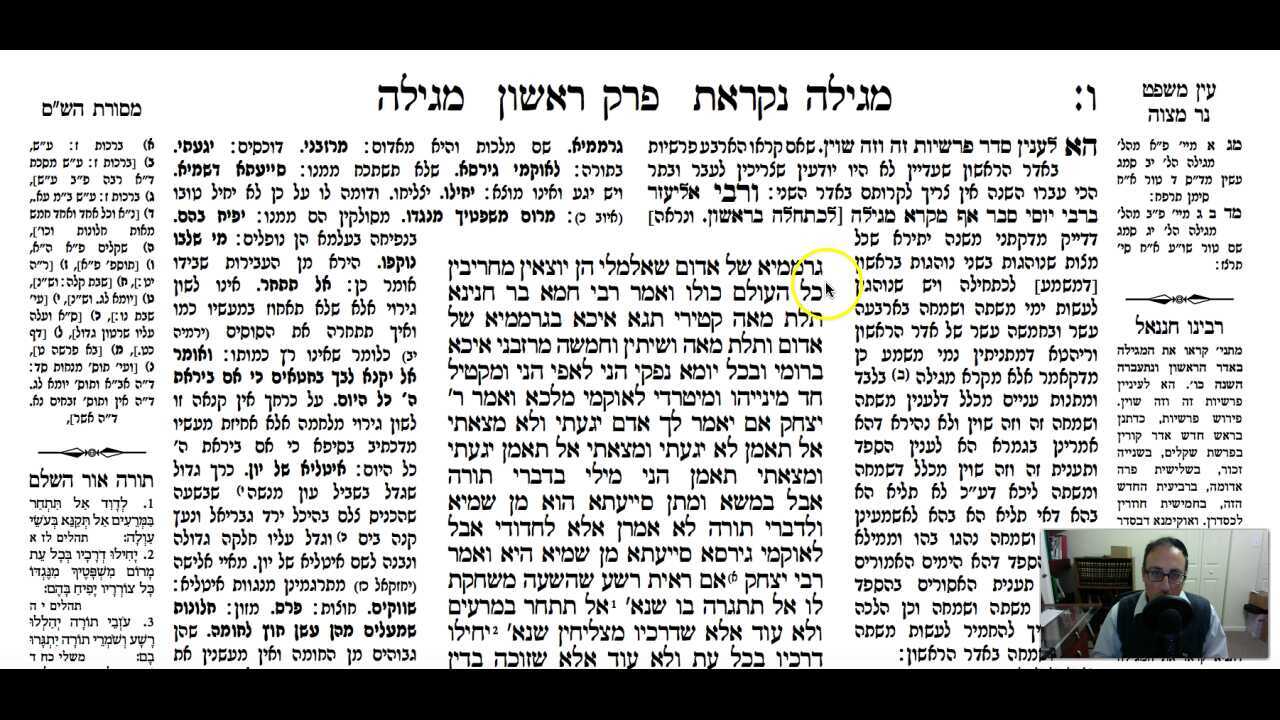 Megillah Daf 6b Daf Yomi Gemara (Talmud) Meseches Megillah