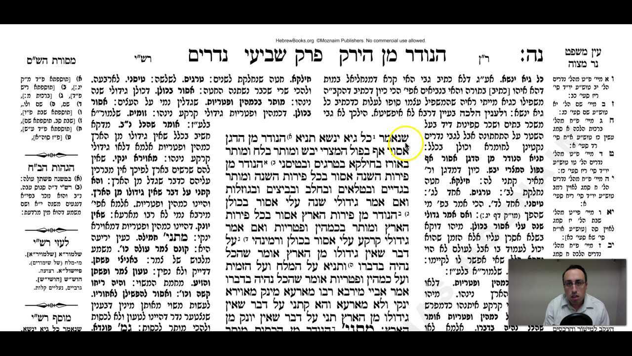 Nedarim Daf 55b Daf Yomi Gemara (Talmud) Meseches Nedarim