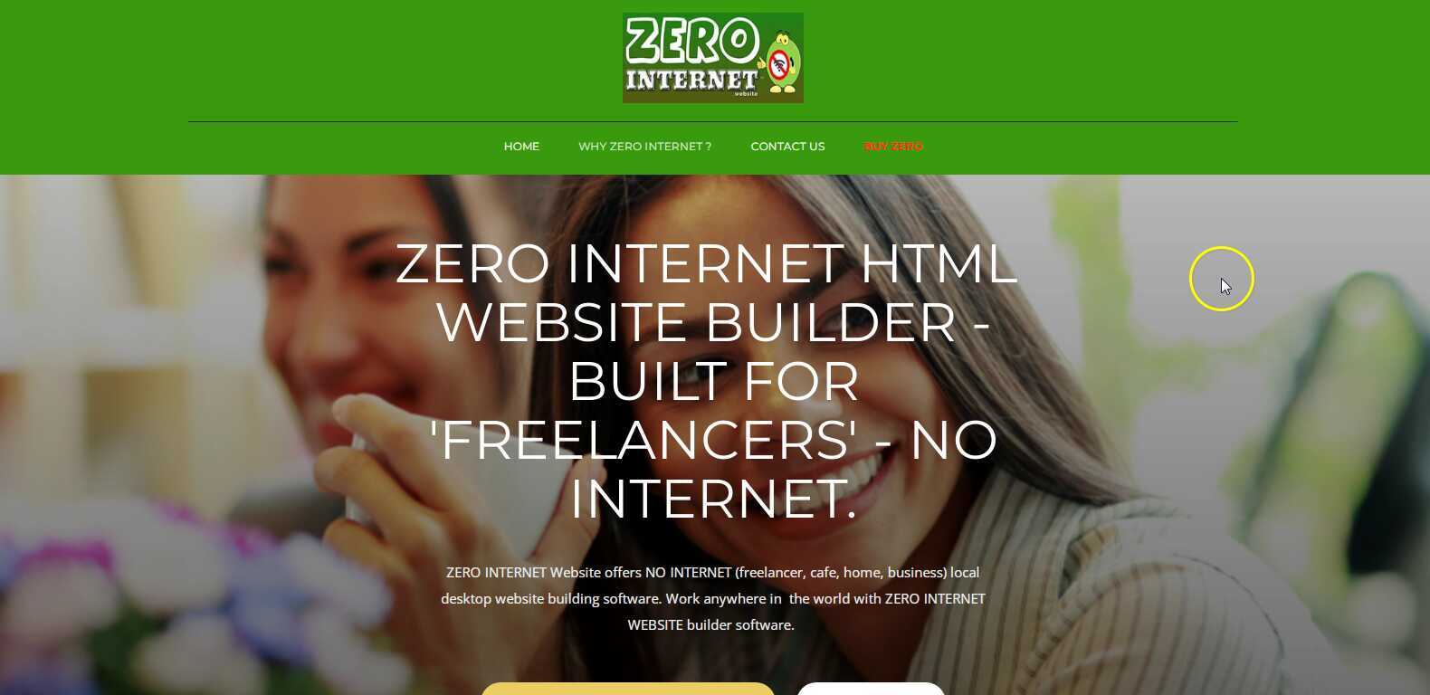 Zero Internet HTML 5 Website Builder