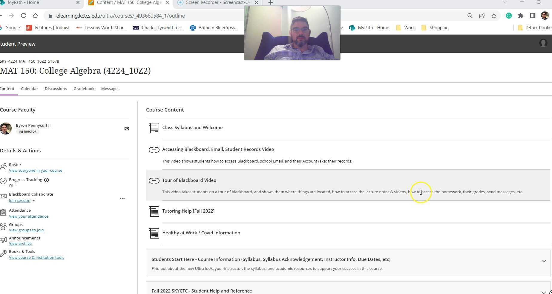 Accessing the MyLabs Homework 10/22/2022