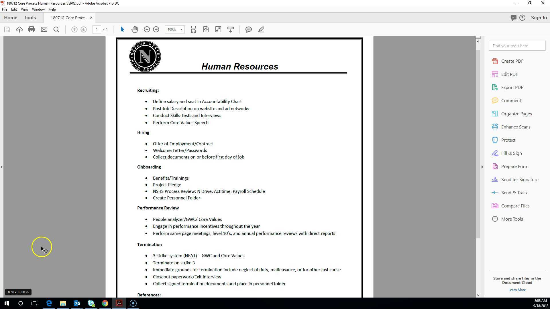 Human Resources Core Process