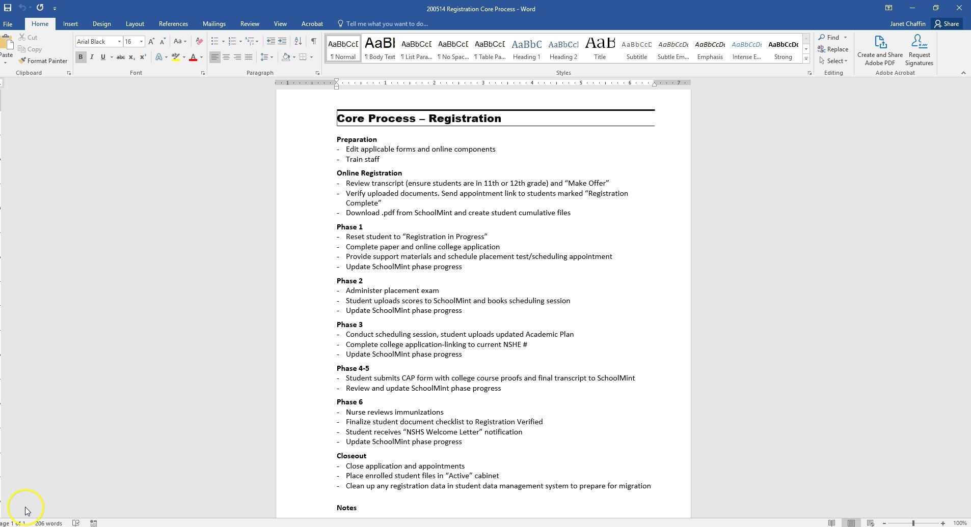 200518 Registration Core Process