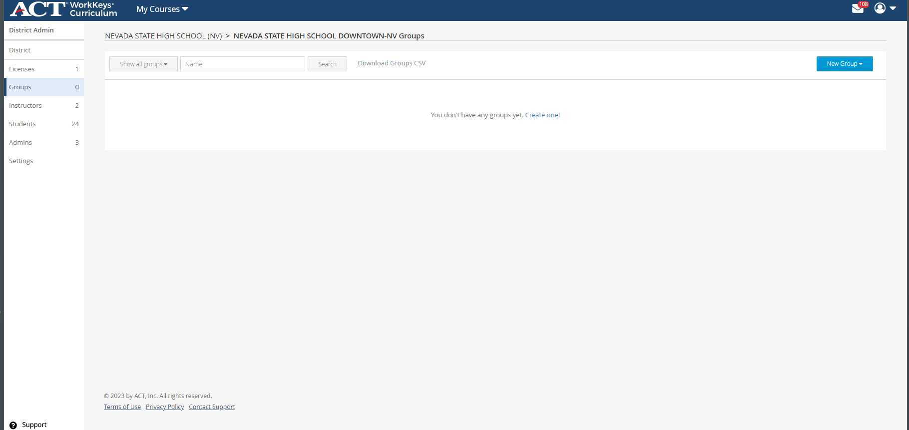 231212 Adding Students to WorkKeys Curriculum