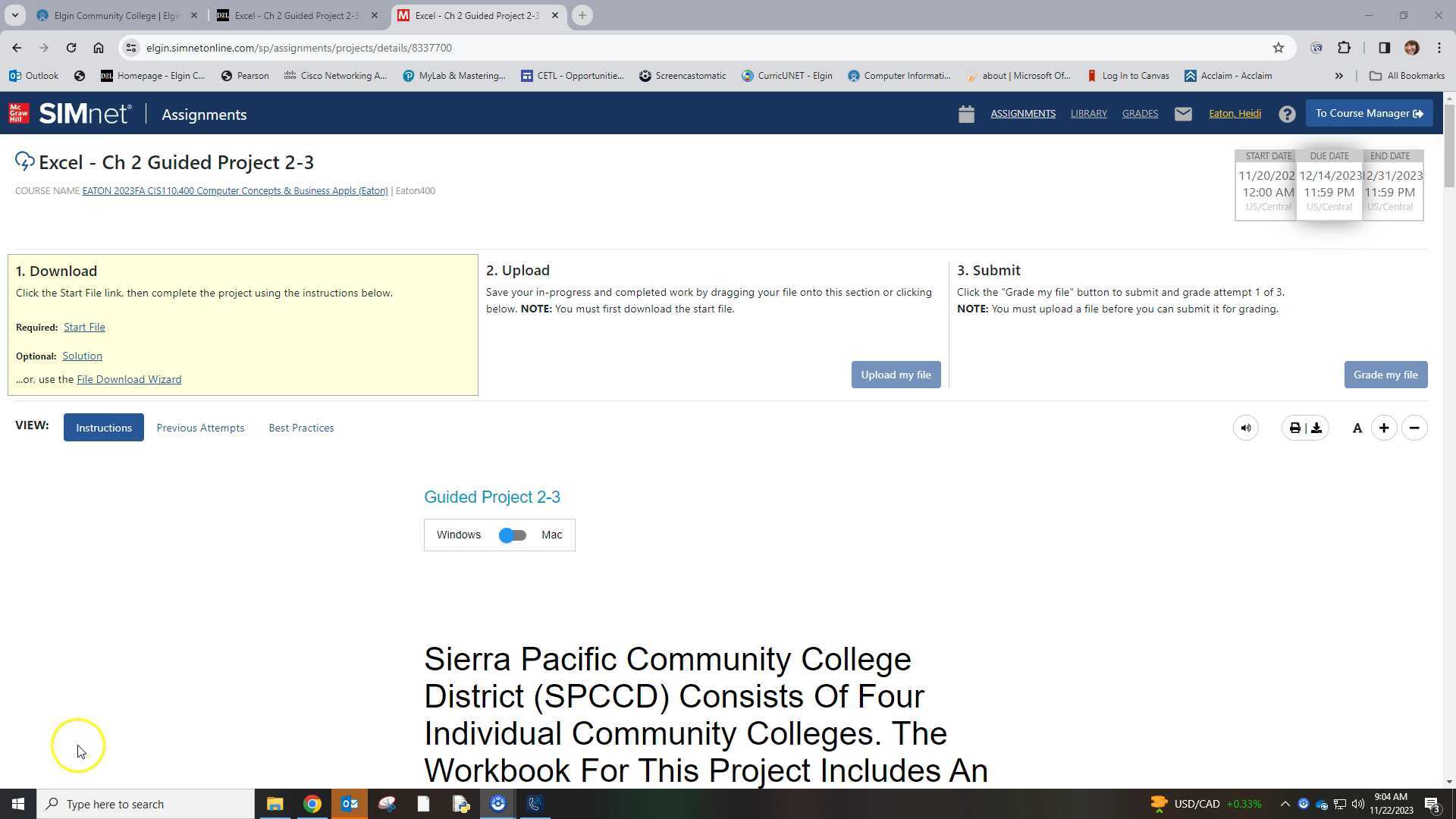 Excel-Ch2 Guided Project 2-3