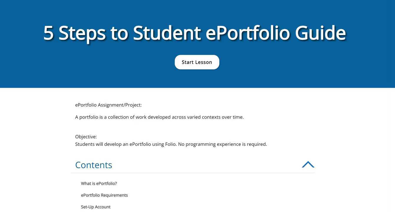 EPortfolio Part 1