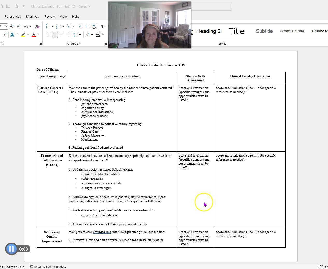 Clinical Expectations FA23