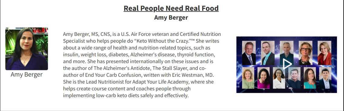 Real People Need Real Food