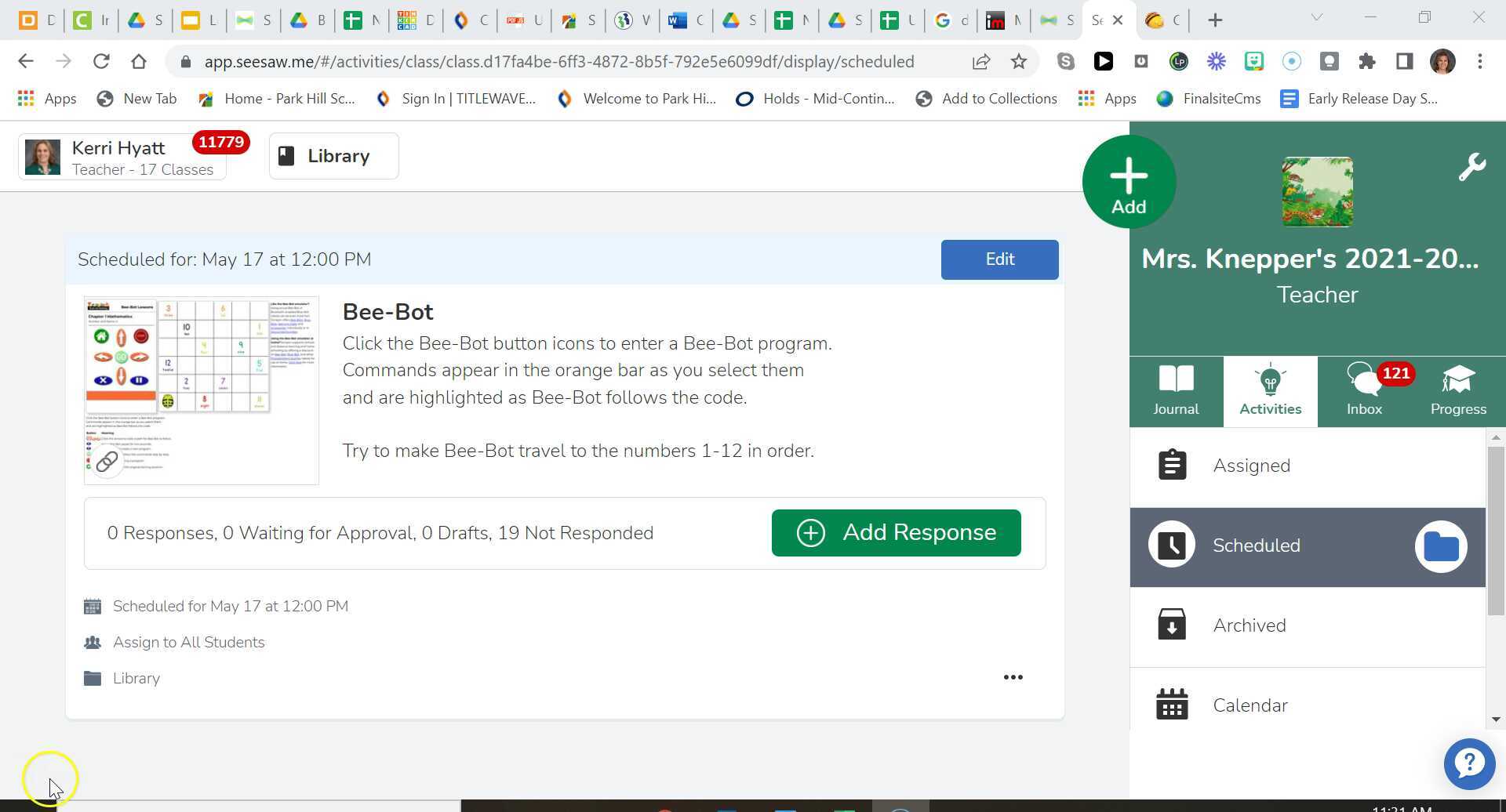 Directions for Bee-Bots Online