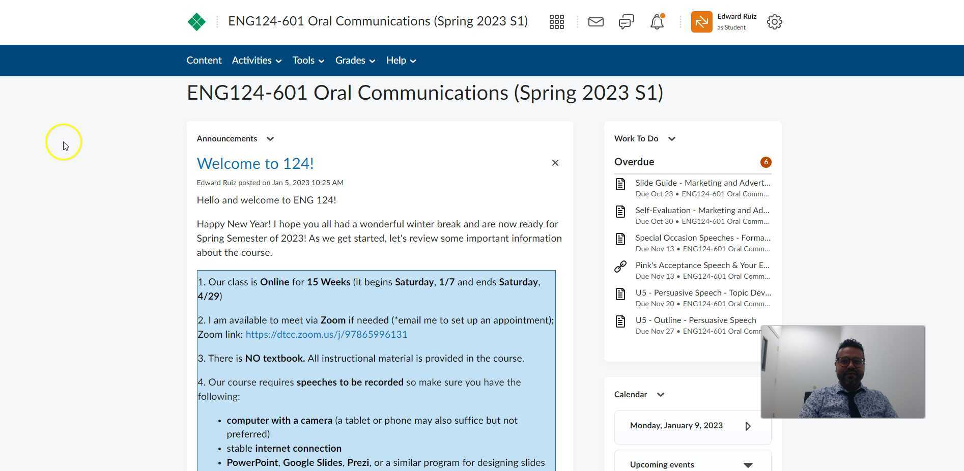 124 - Course and Unit 1 Overview