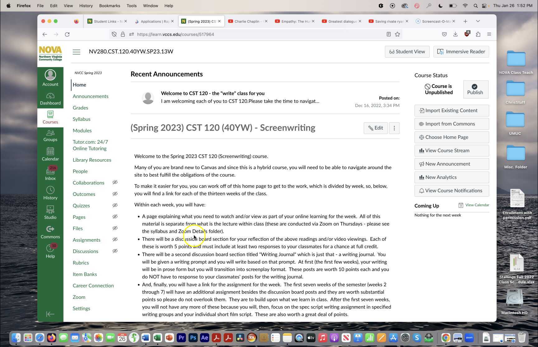 CST 120 - Week 1 Introduction