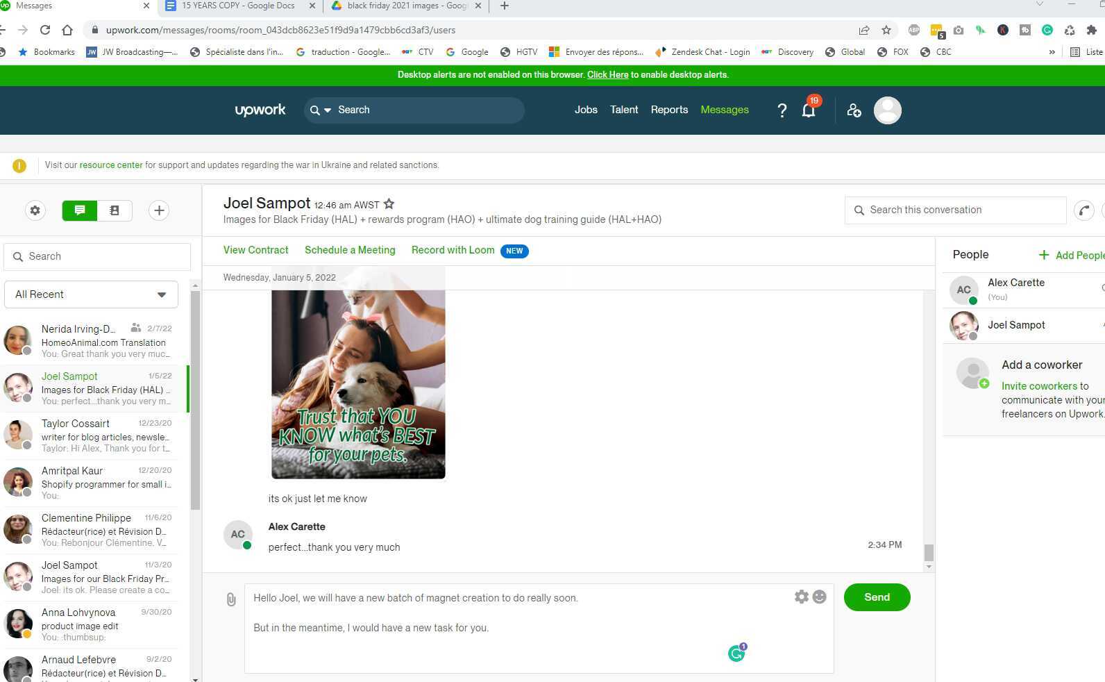 Upwork Joel - 15 years product line promo