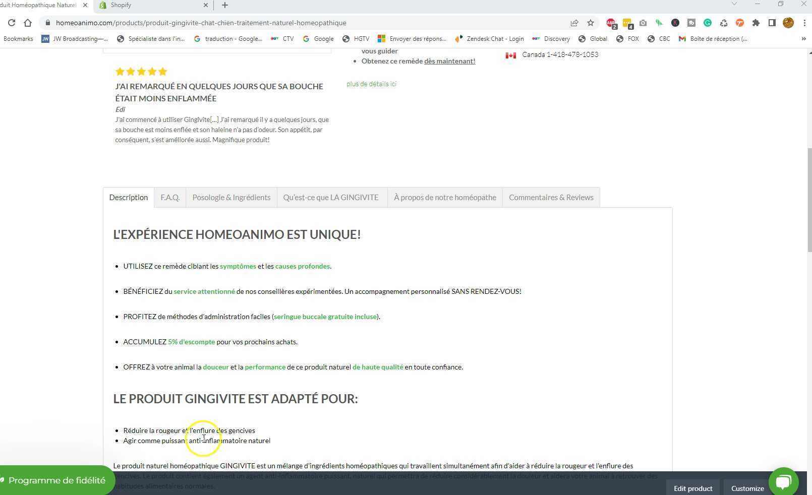 easy tab - move static tab with reviews