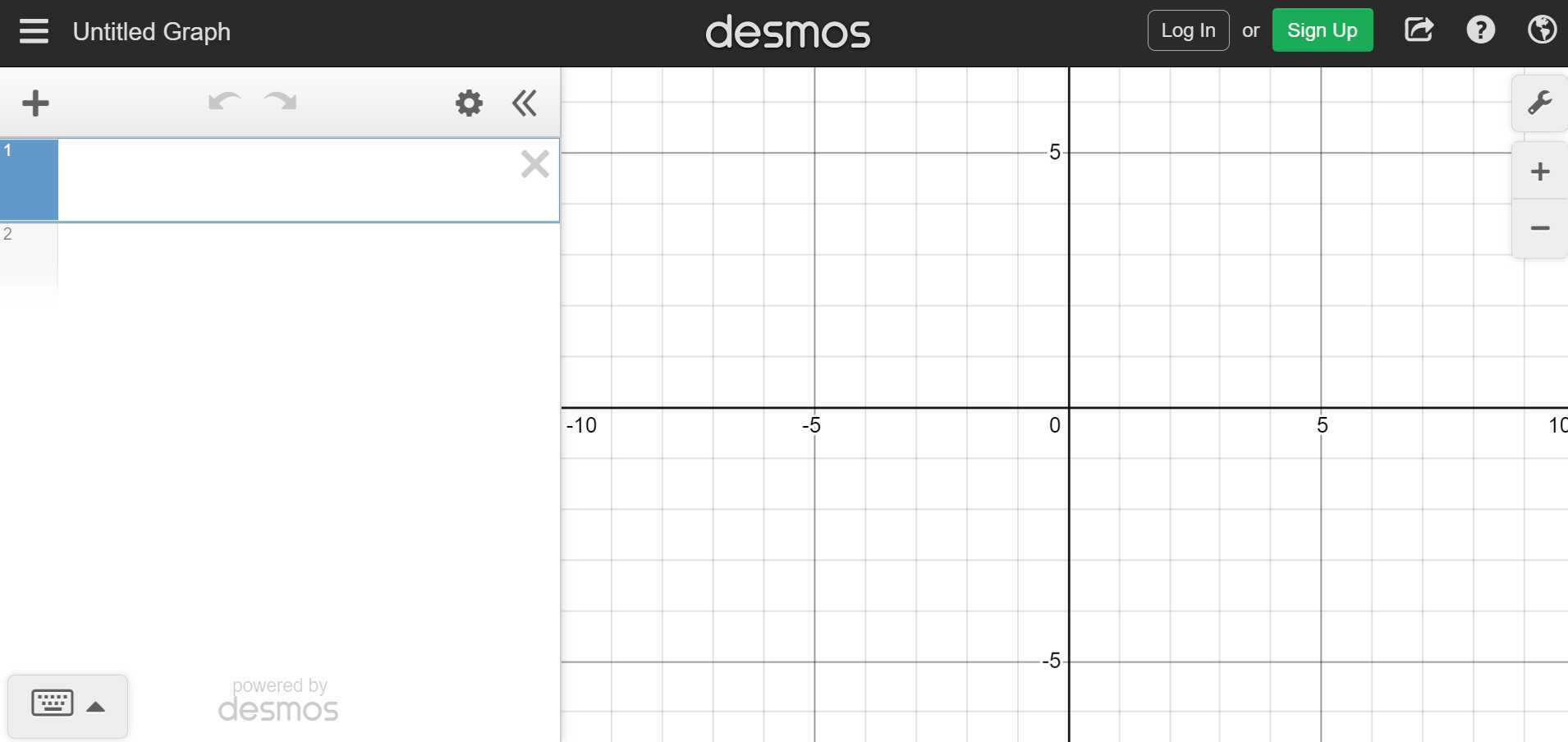 Exponents using Desmos