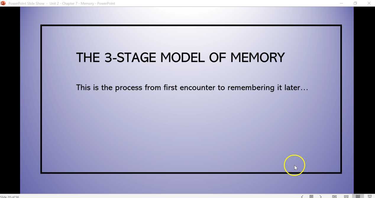 3 Stage Model in Action!