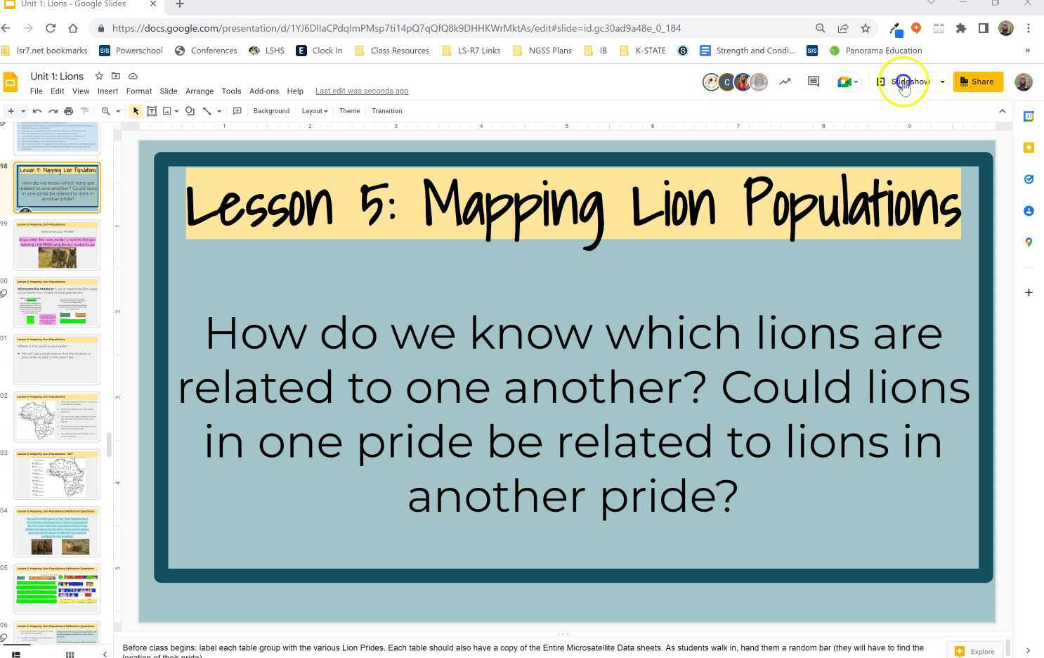 Lesson 5: Mapping Lion Populations