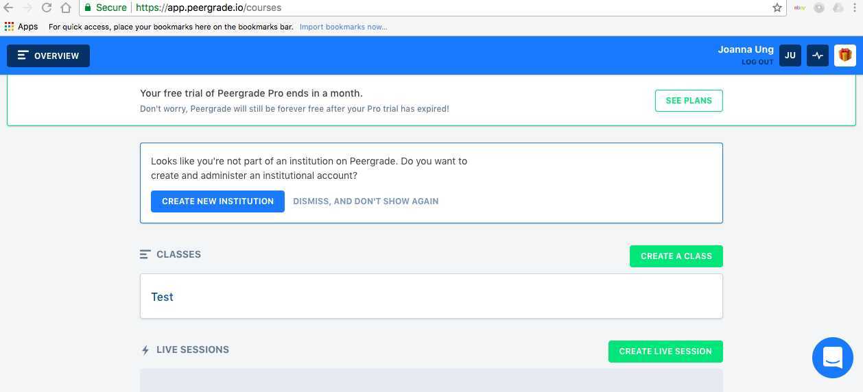 Tutorial for Peergrade