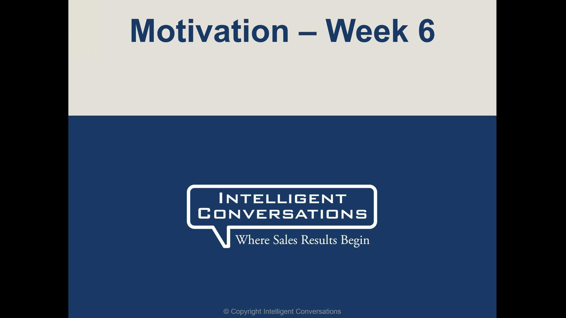 Salespeople, Motivation, Week 6, 11/12/2022