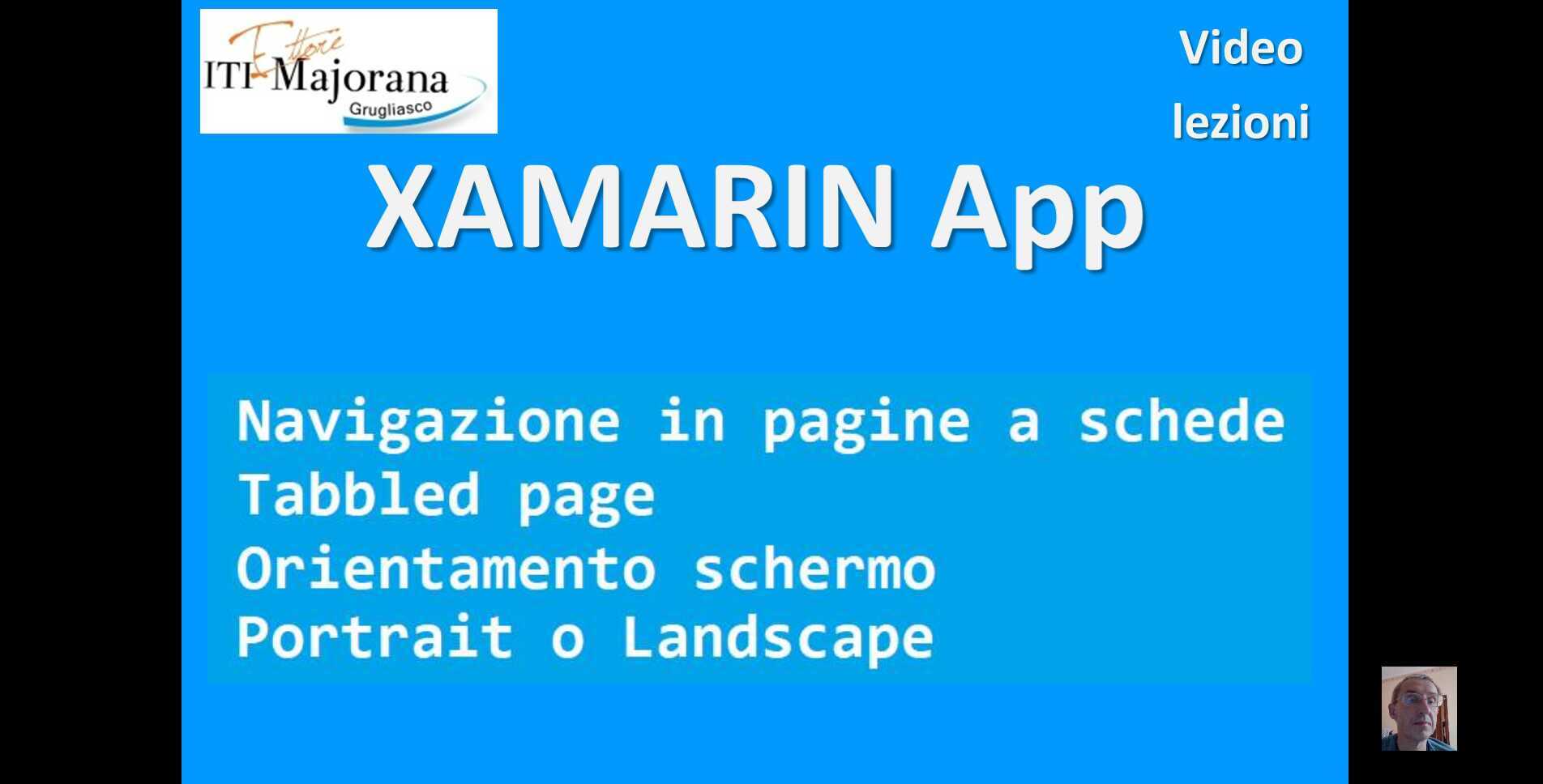VLEZ 12 - AppTabbledNavigation - Pagine tabbled a schede, oreintamento ...