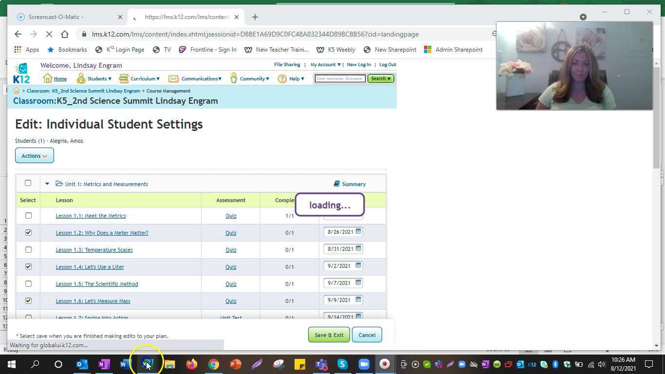 Skipping Lessons for DI Students