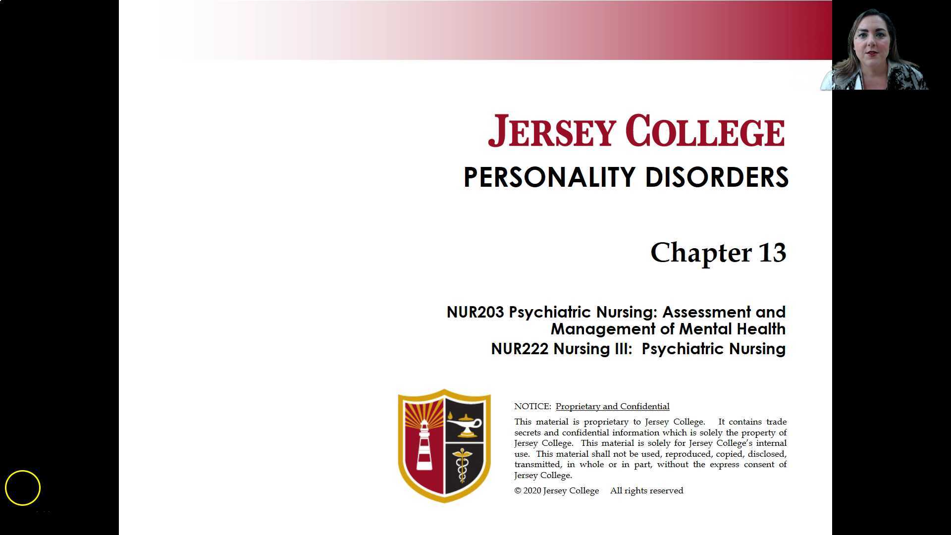 NUR203 - Chapter 13 - Personality Disorders