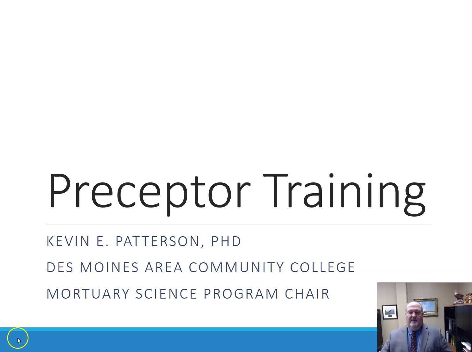 DMACC Non-Continuing Education Preceptor Training
