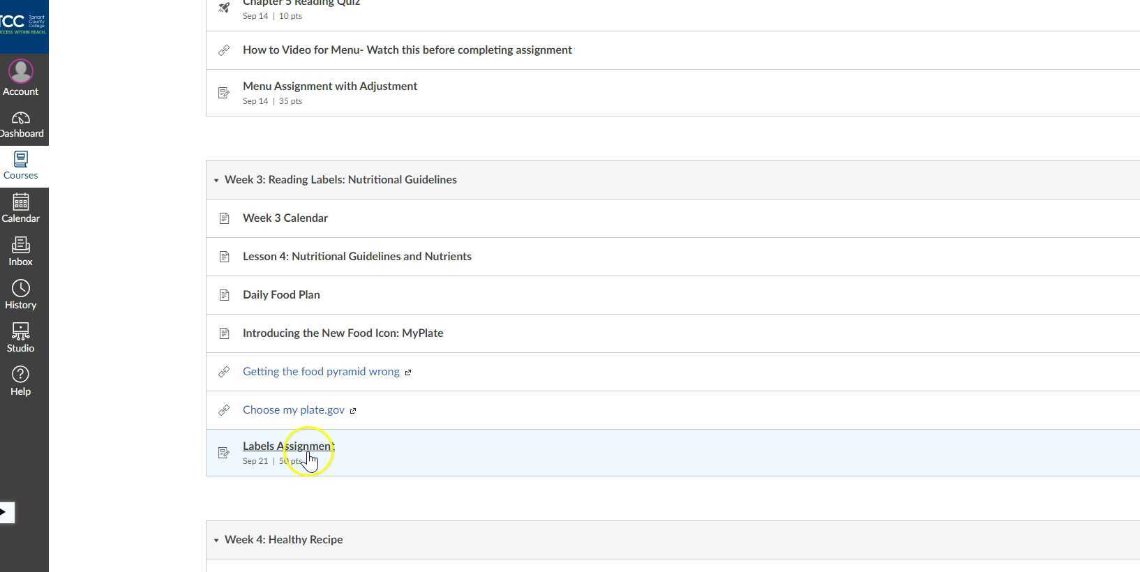 How to Labels in Canvas.