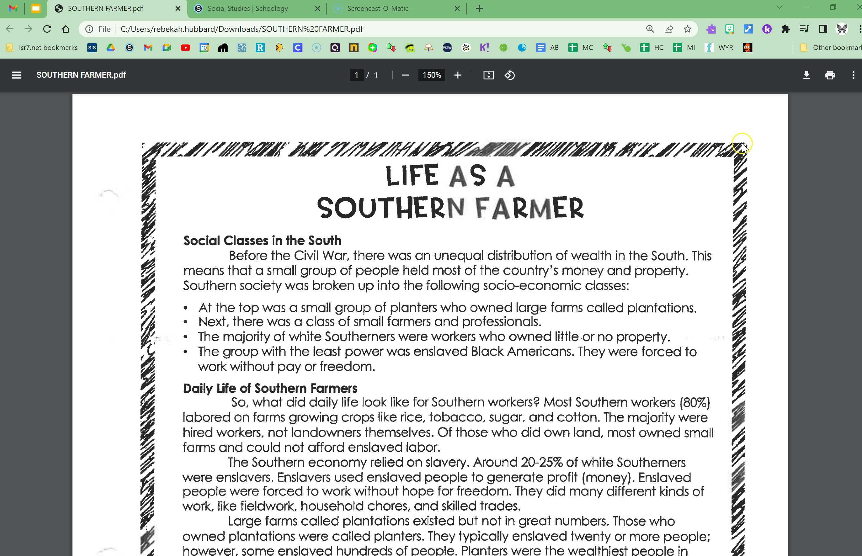 Life as a Southern Farmer