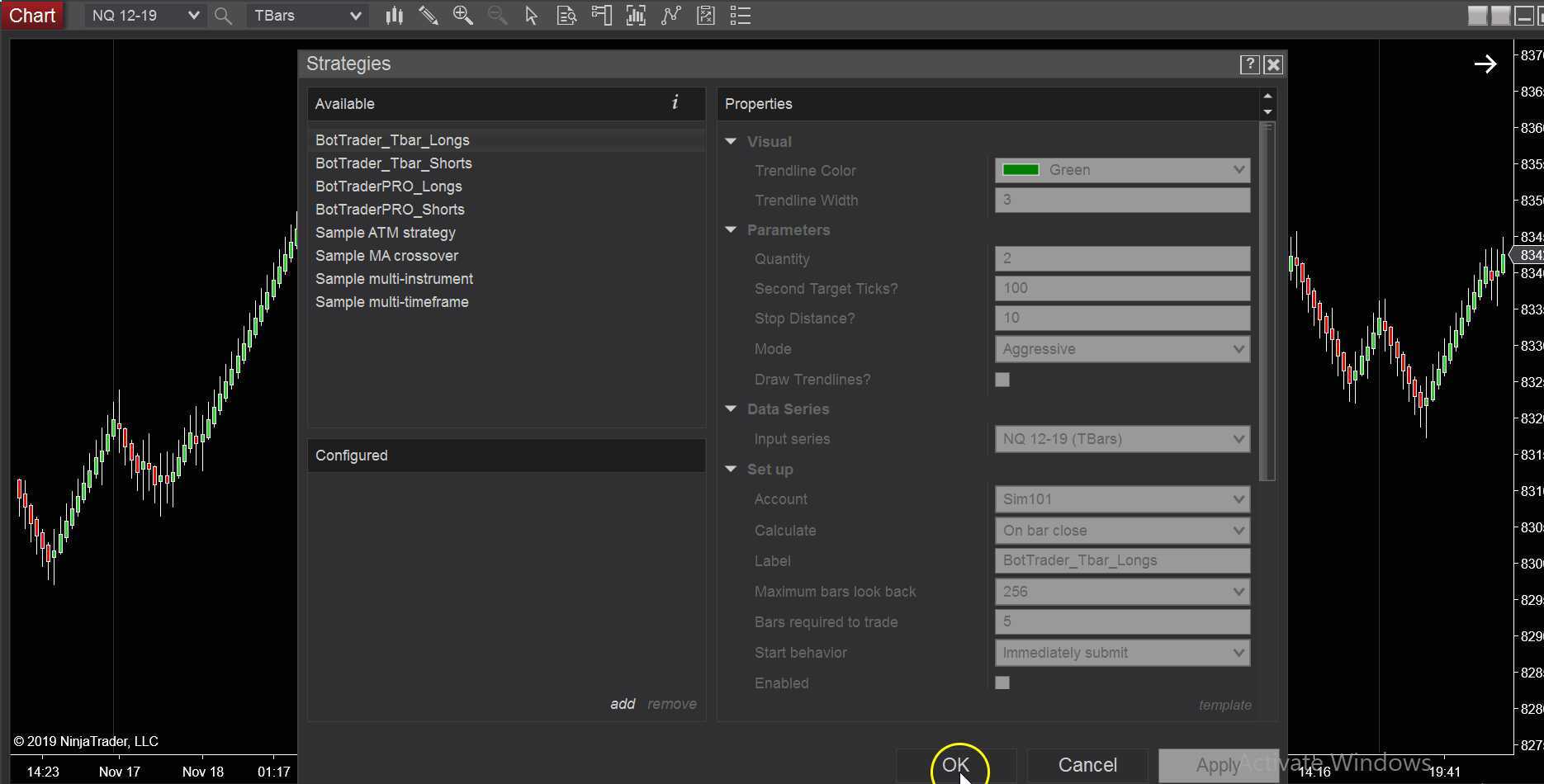 Bot Trader Part 3 - Settings